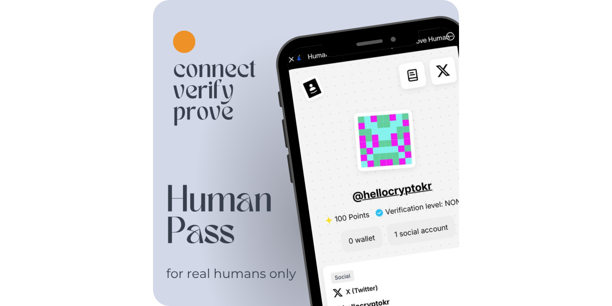 Human Pass: Connect & Verify - Human Pass: Connect, Verify, and Prove